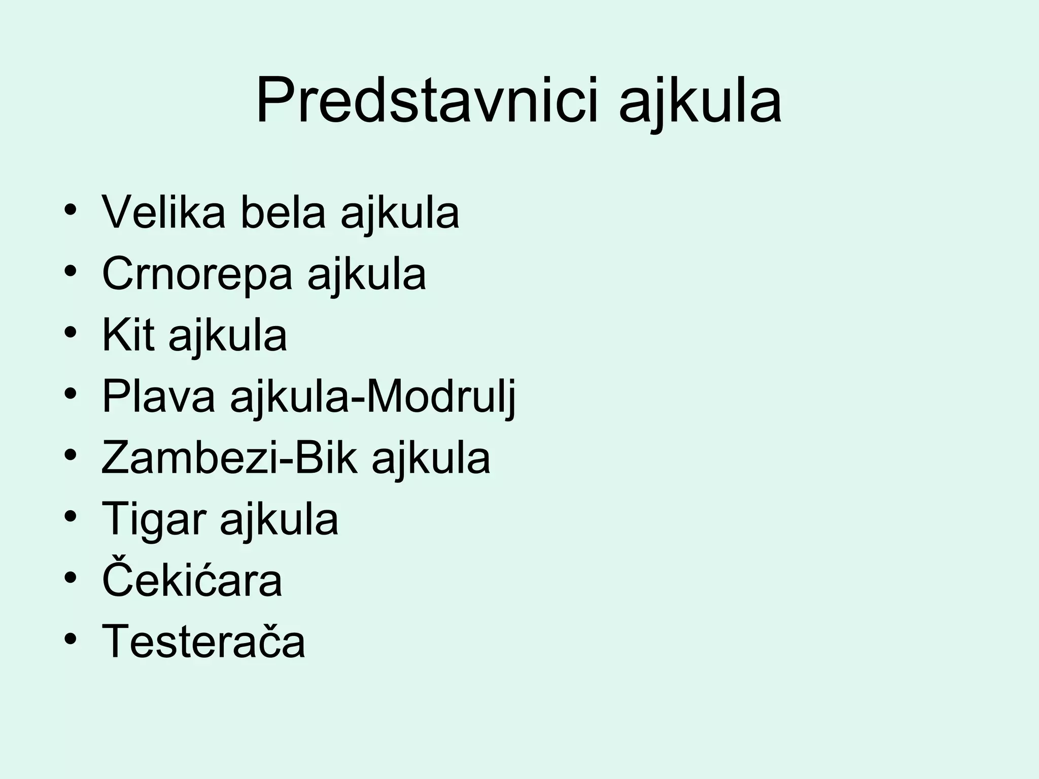 Ajkule i raže | PPT