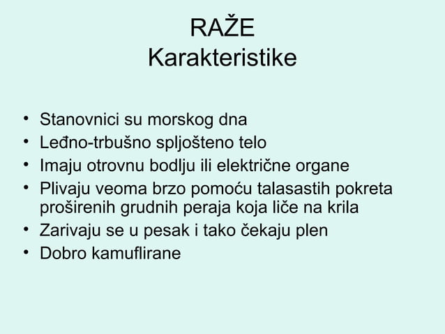 Ajkule i raže | PPT