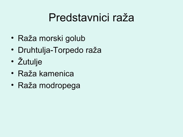 Ajkule i raže | PPT