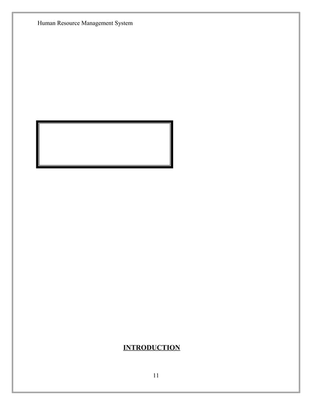 Human Resource Management System Java Project | DOC | Computer Software ...