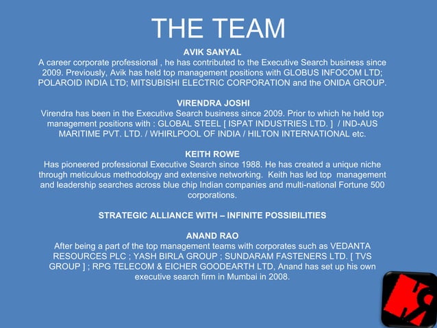 HRSPL - Company Presentation | PPT