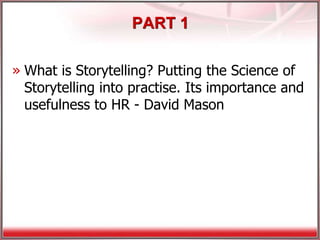 HR Storytelling | PPTX
