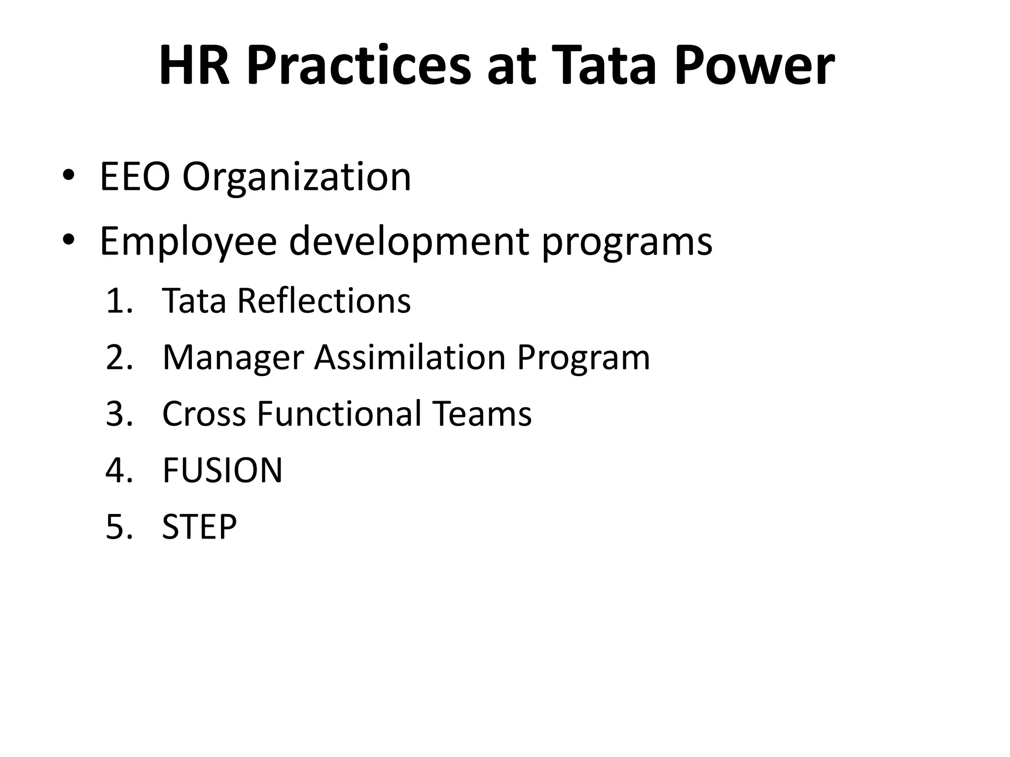 Hr strategy at tata power | PPTX