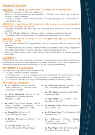 HR Summit Brochure | PDF