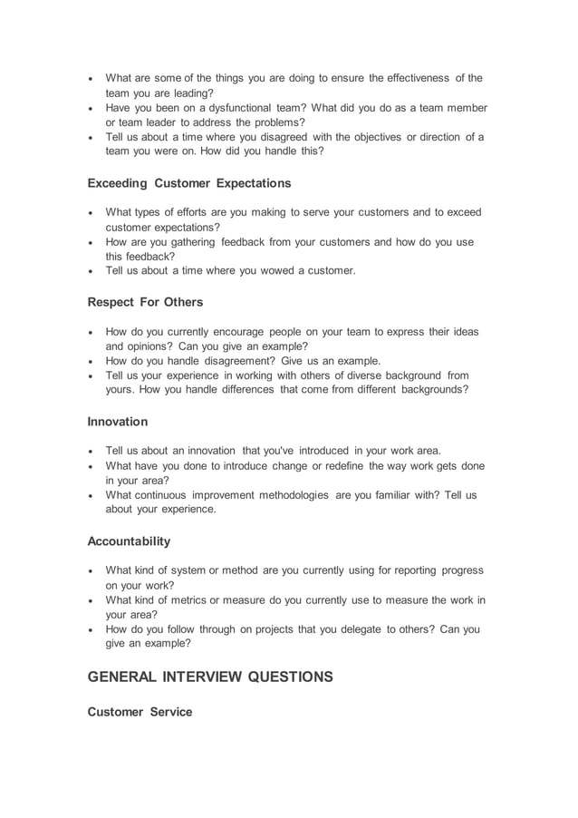 Hr supervisor interview quistions | DOCX | Resume Writing and Advice ...