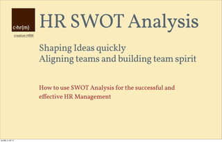 Sample Hr Swot