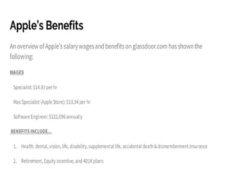 Apple Inc. Work Culture And Environment | PPTX