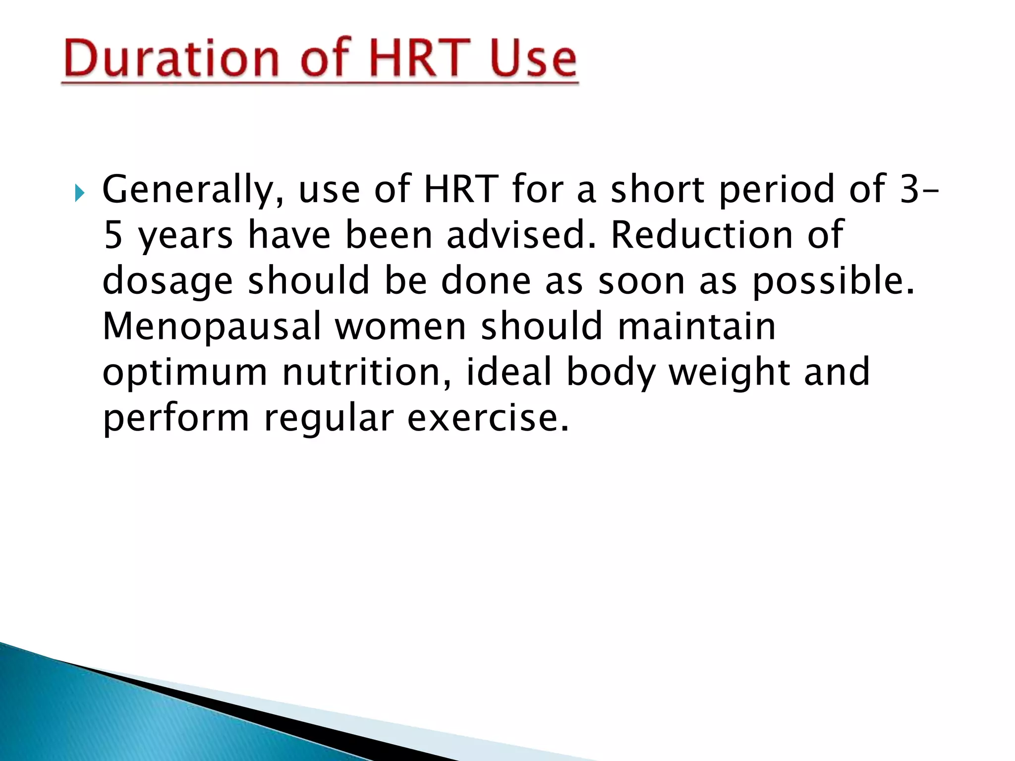 HORMONE REPLACEMENT THERAPY (HRT) | PPTX