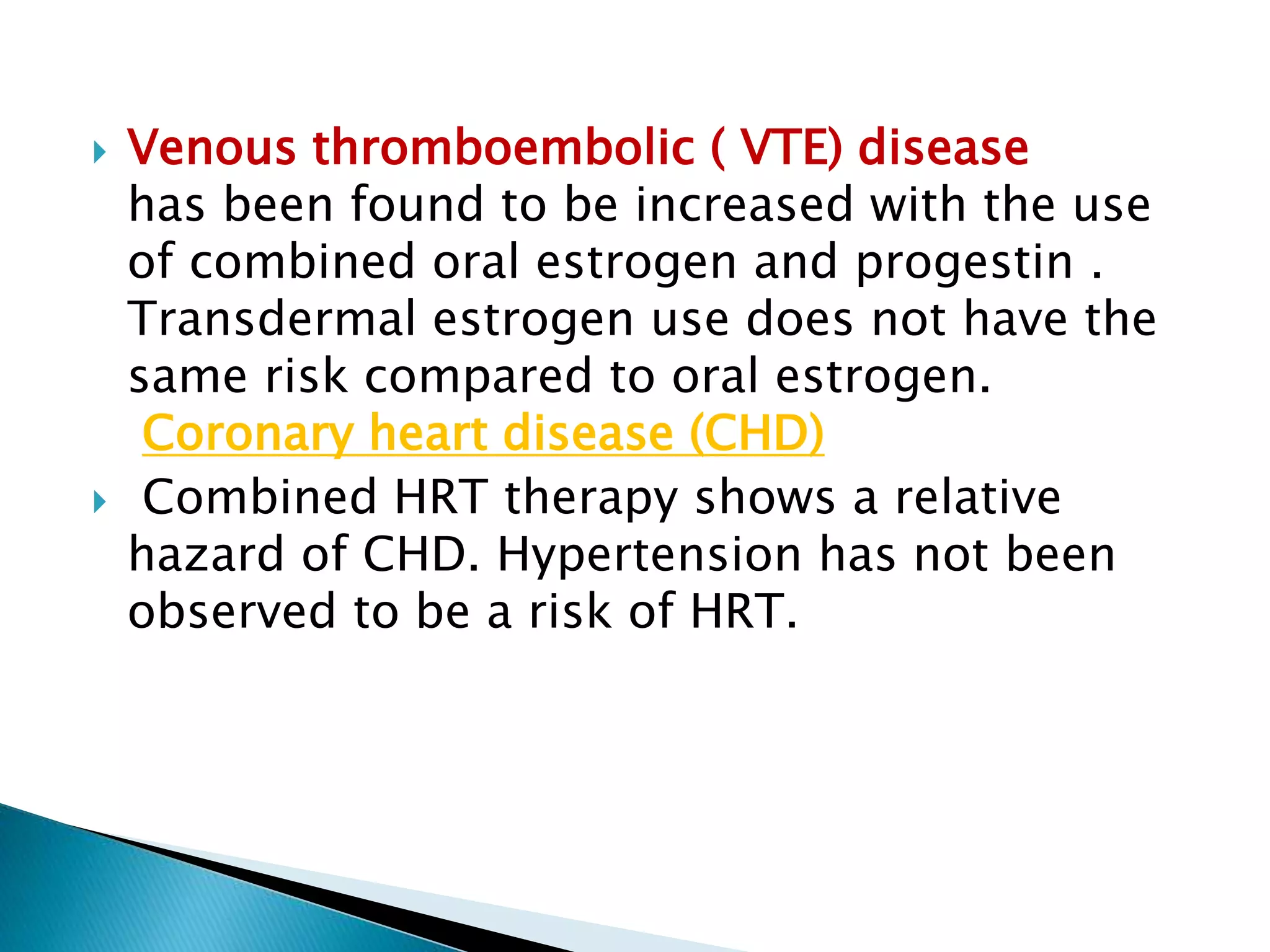 HORMONE REPLACEMENT THERAPY (HRT) | PPTX