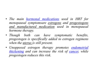 Hormonal Replacement Therapy | PPTX