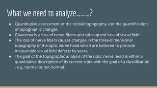 Heidelberg retinal tomography Introduction to interpretation | PPTX