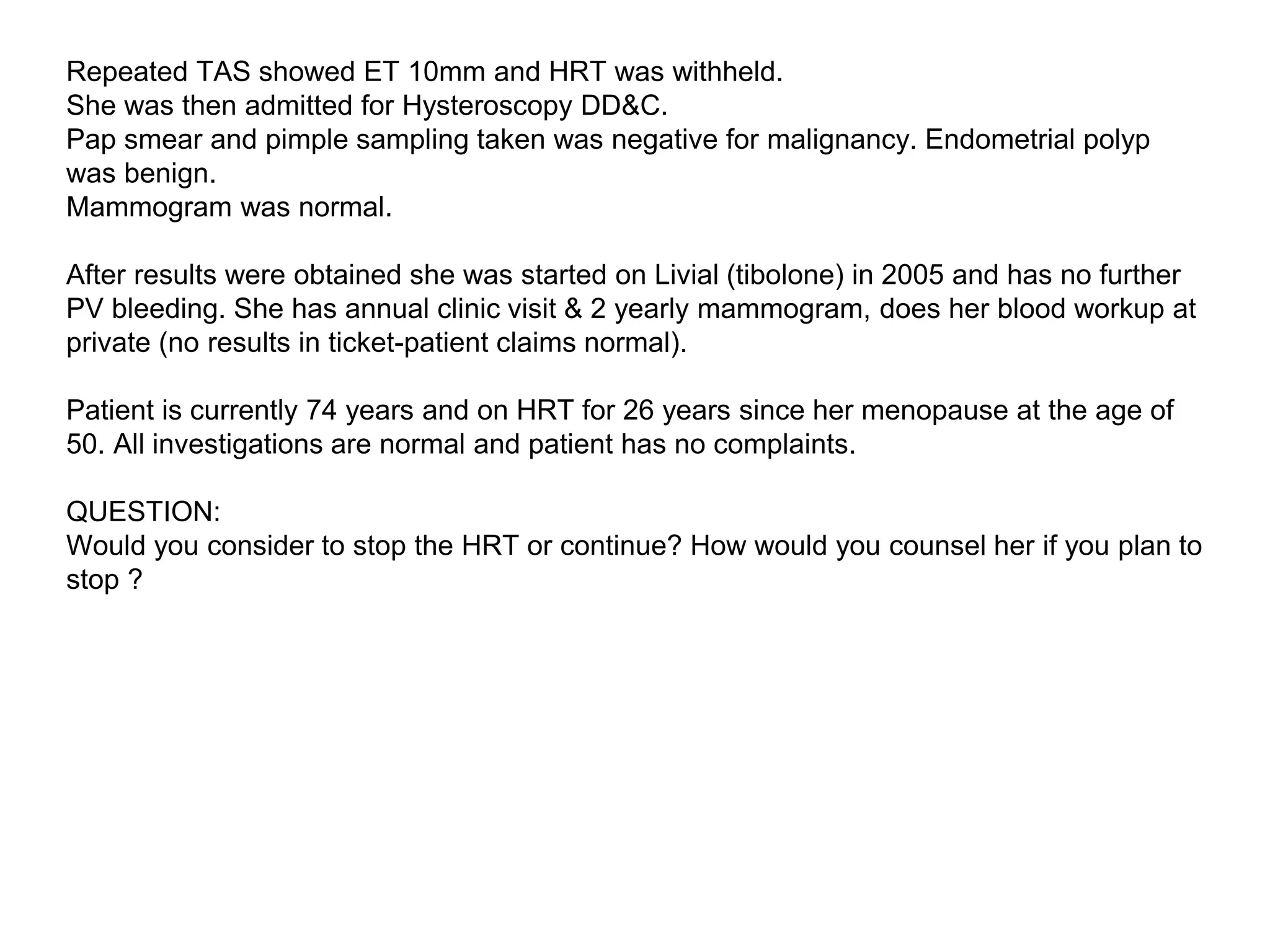 Hormone replacement therapy (HRT) | PPTX