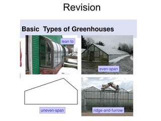 Various Components of Greenhouse / Poly house | PDF