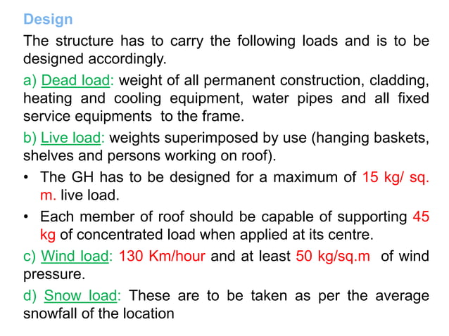 Various Components of Greenhouse / Poly house | PPT