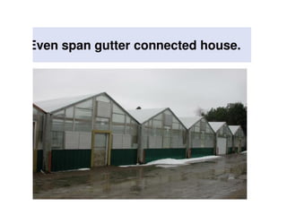 Various Components of Greenhouse / Poly house | PDF