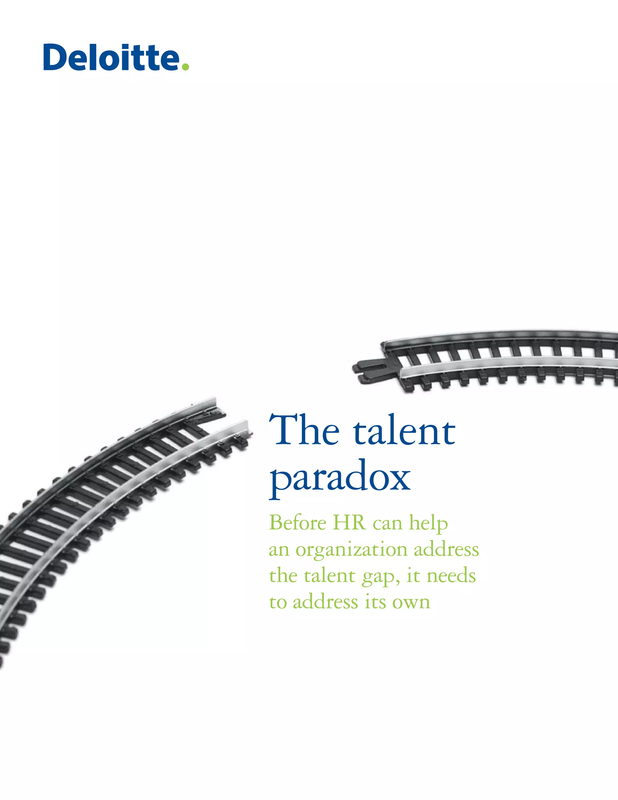 Hr Talent Paradox Deloitte | PDF