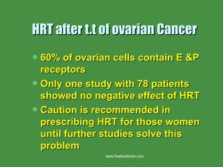 Hrt and genitalcancer | PPT