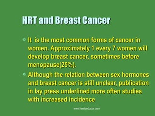 Hrt and genitalcancer | PPT