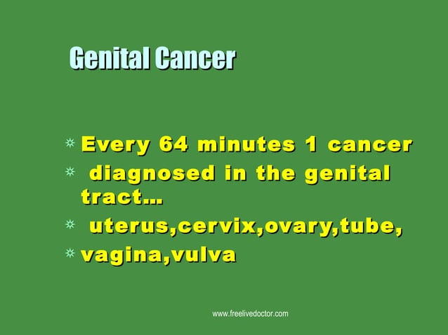 Hrt and genitalcancer | PPT
