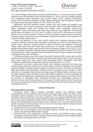 Pengaruh Political Connections dan Foreign Ownership terhadap Kecurangan Laporan Keuangan ...