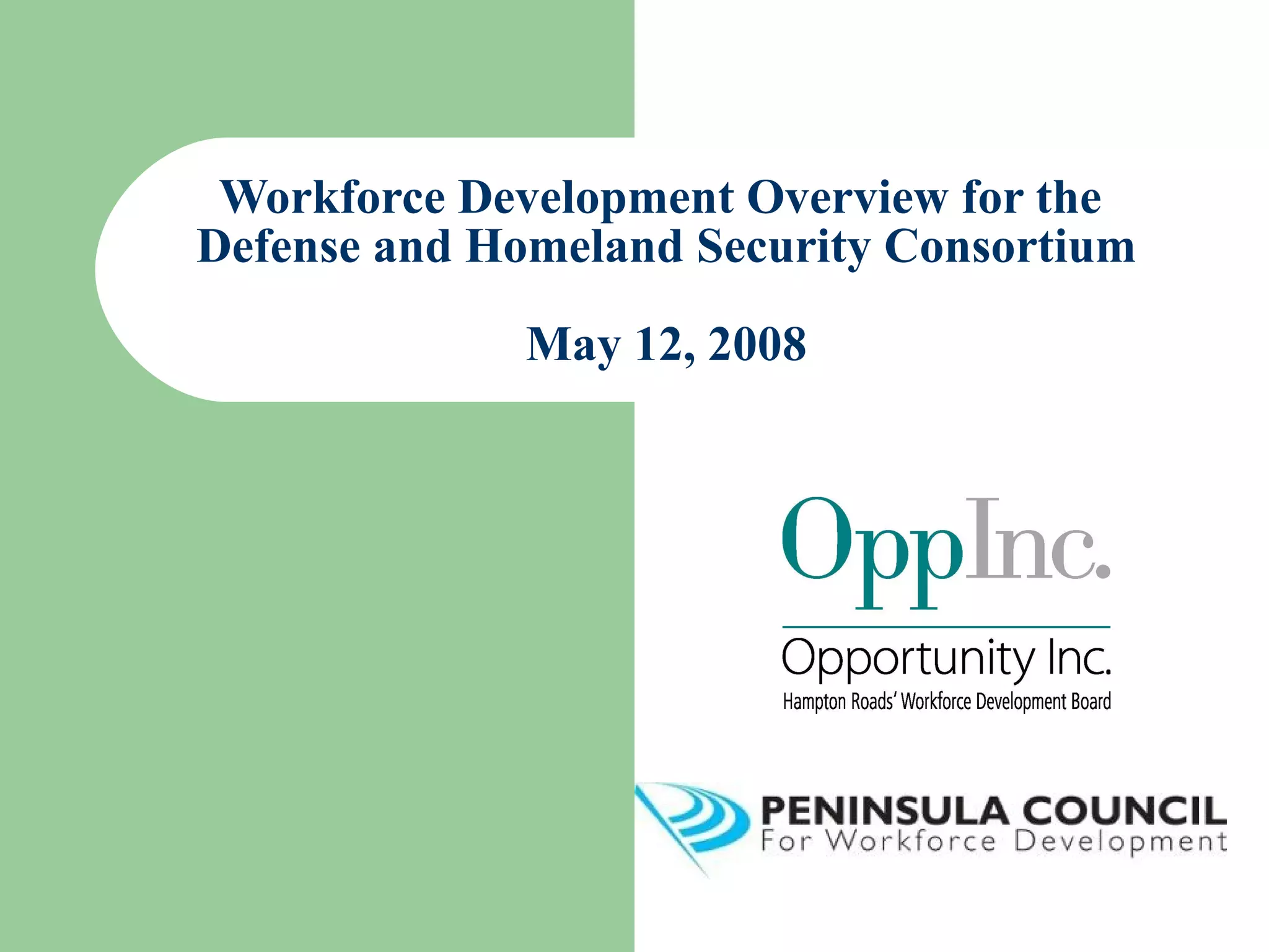 DHSC Meeting (Opp Inc -PCFWD Presentation) | PPT