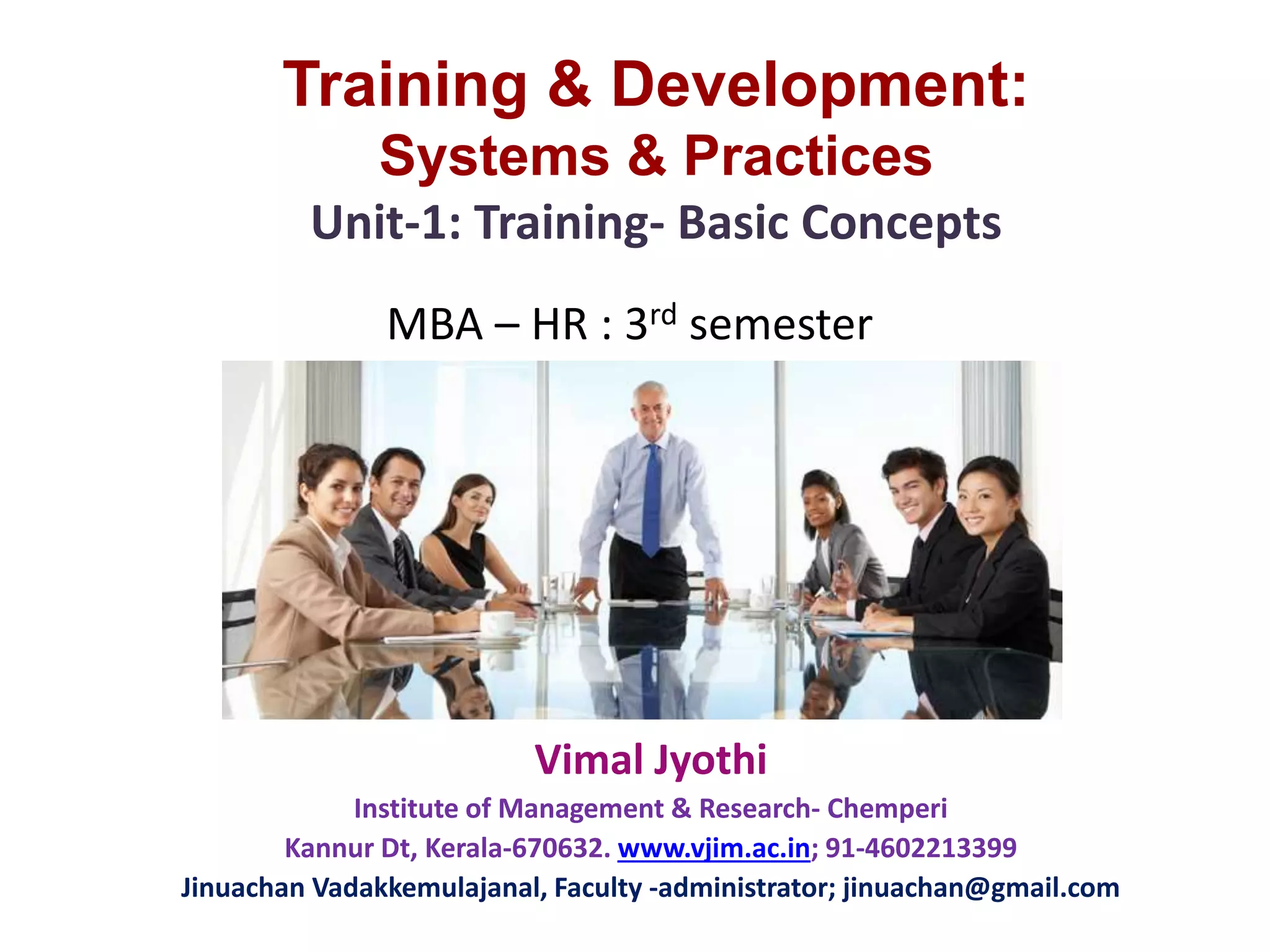 Human Resource Training and Development | PPTX