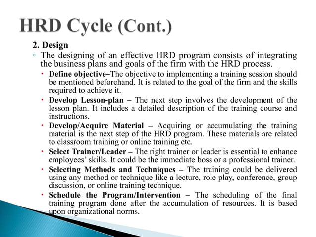 HRTD UNIT - 2 2021.pptx | Free Download