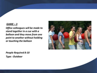 HR team building ideas | PPTX