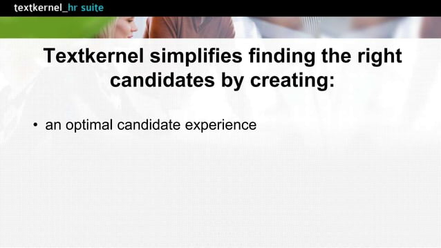 Textkernel - Semantic Recruiting Technology | PPTX