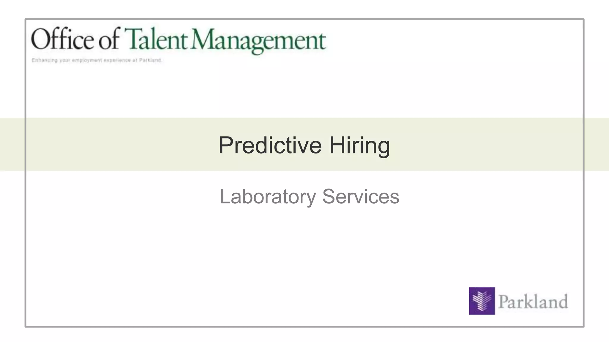 Predictive Analytics in Workforce Planning | PPT | Free Download