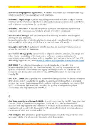 Hr terminology 2 | PDF