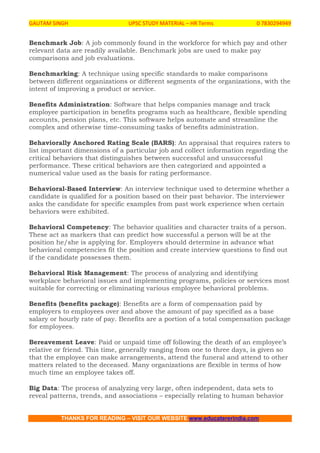 Hr terminology 2 | PDF