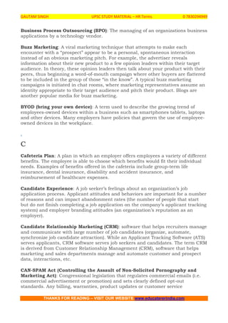 Hr terminology 2 | PDF