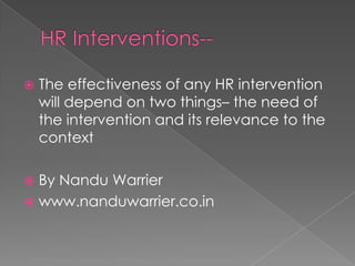 HR Titbits ------------- | PPTX