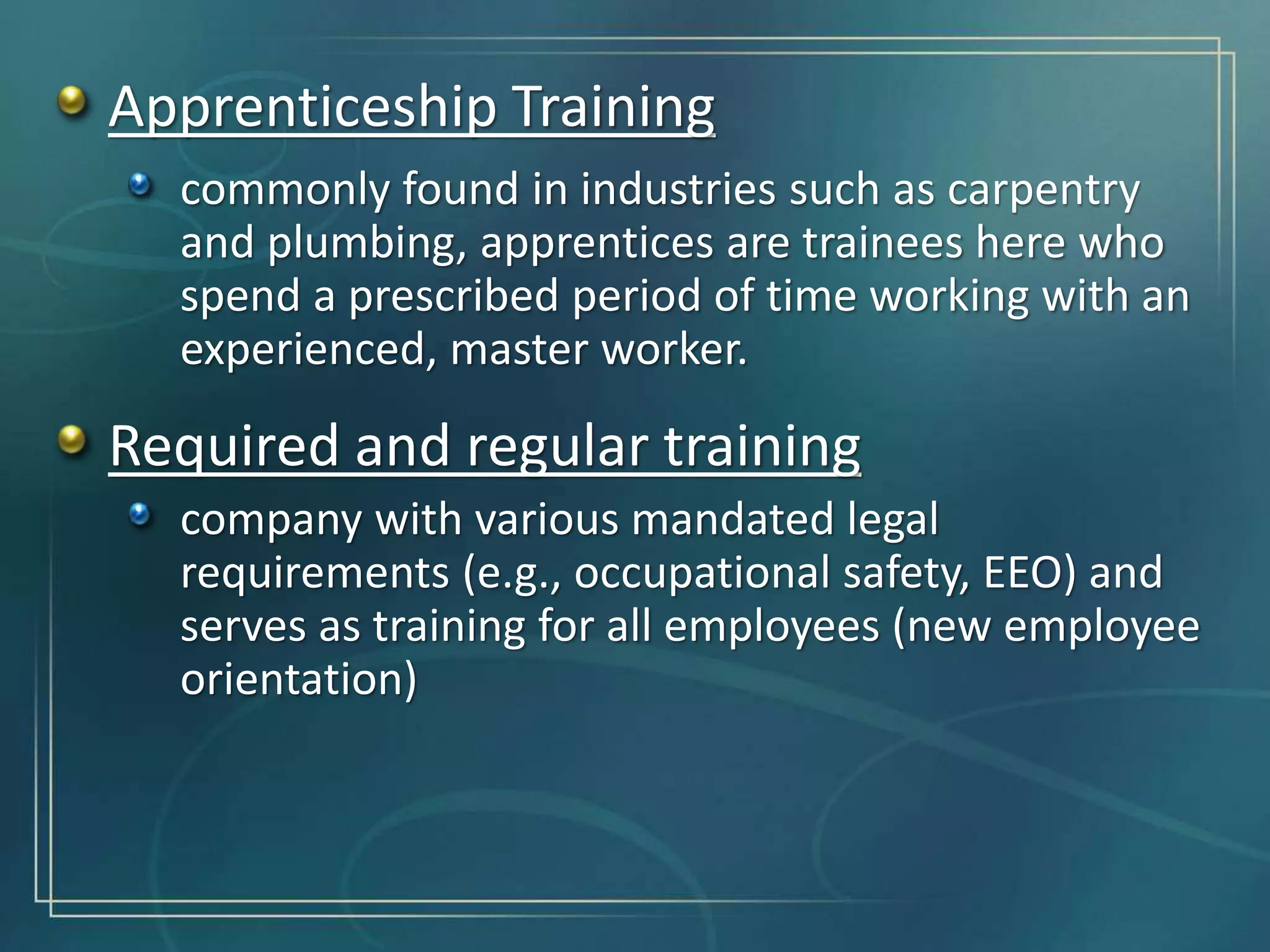 Human Resource Training and Development | PPTX