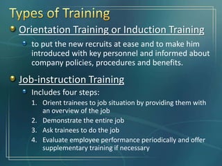 Human Resource Training and Development | PPTX