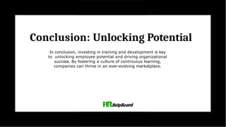 Training and Development in Human Resource Management | PPT