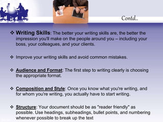 Corporate Communication Skills | PPTX