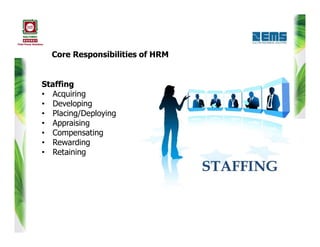 Hr training on core responsibilities of hrm | PDF