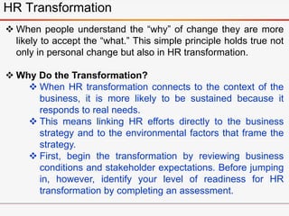 HR Transformation | PDF