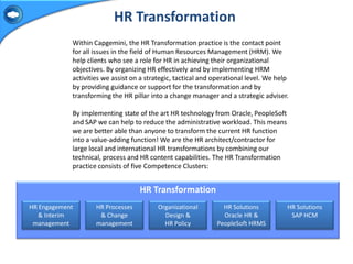 Capgemini Consulting - HR Transformation | PDF