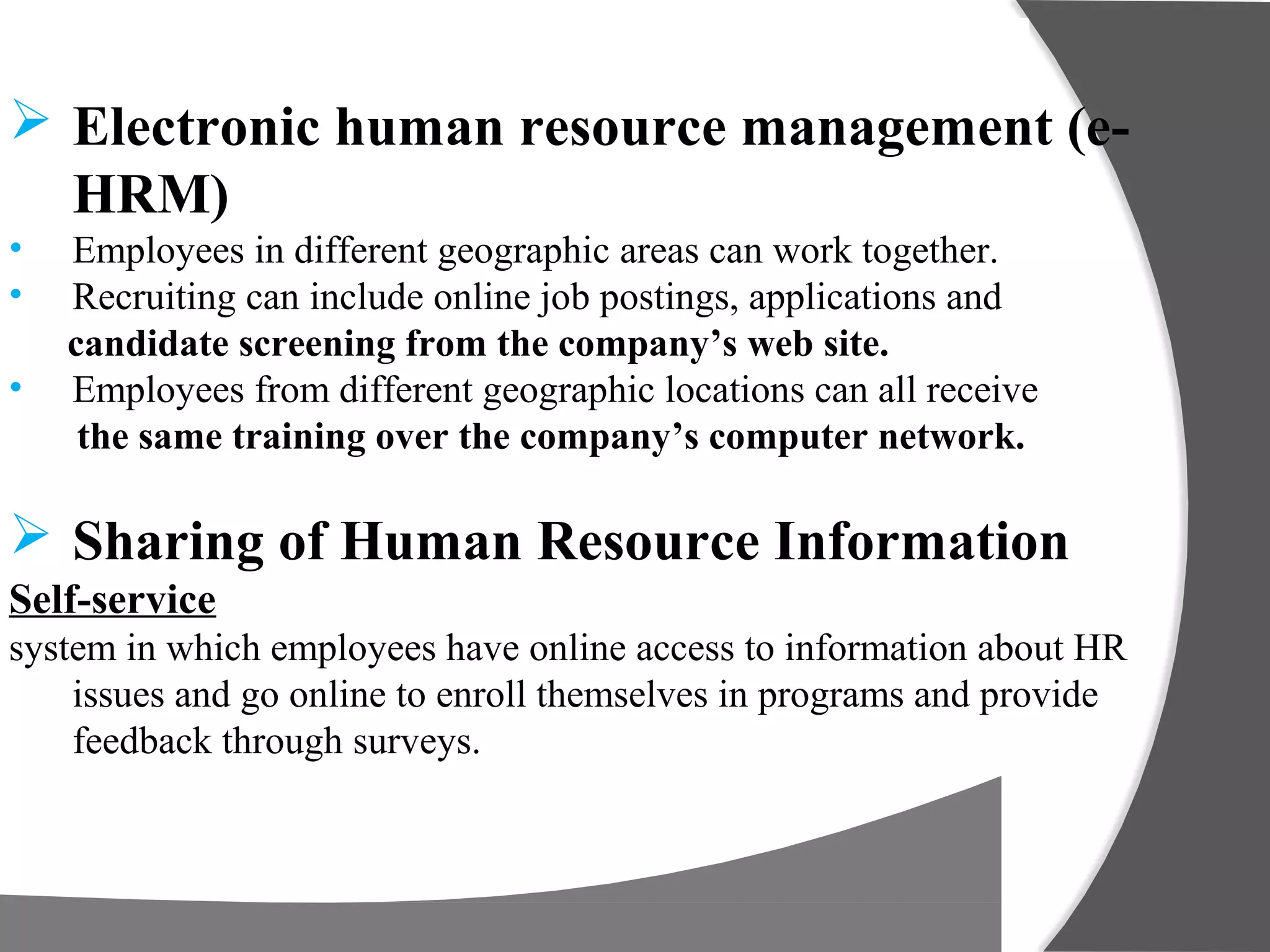 TRENDS IN HUMAN RESOURCE MANAGEMENT | PPT