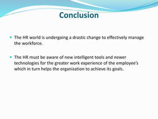 Hr trends in 2020 the future of human resource management | PPT