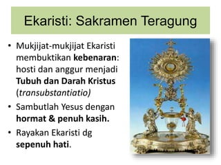 Hr tubuh darah kristus a (22 juni 2014) | PPTX