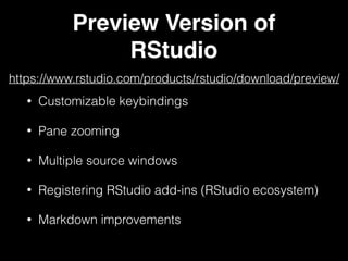 Intro to RStudio | PDF