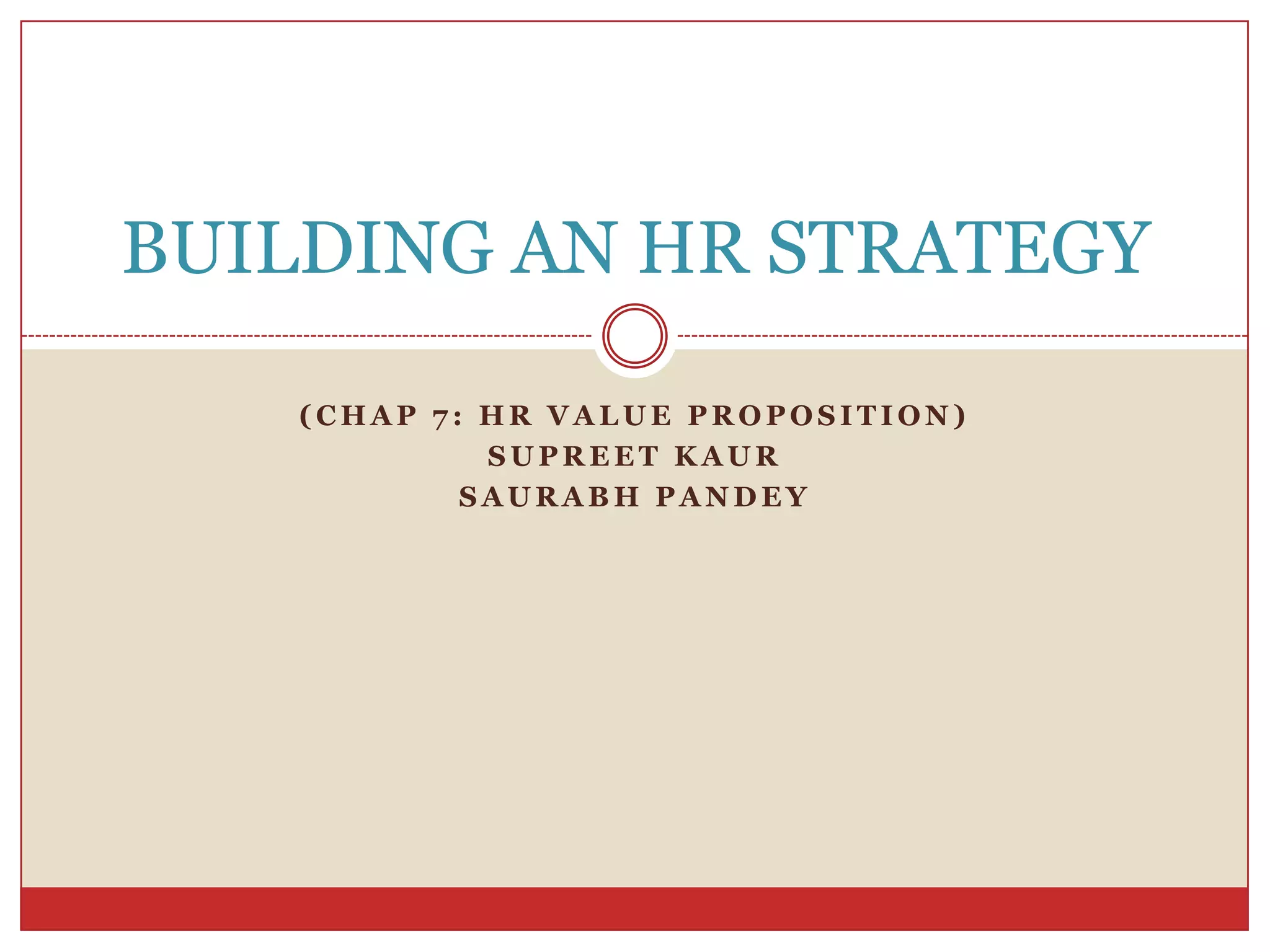 Hr value proposition | PPTX