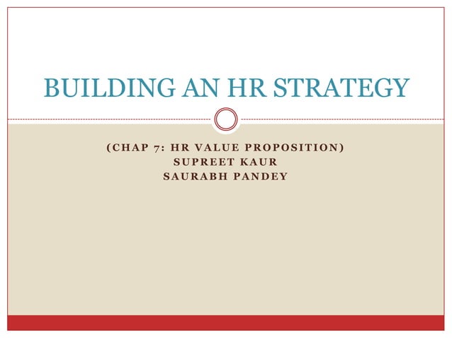 Hr Value Proposition Pptx