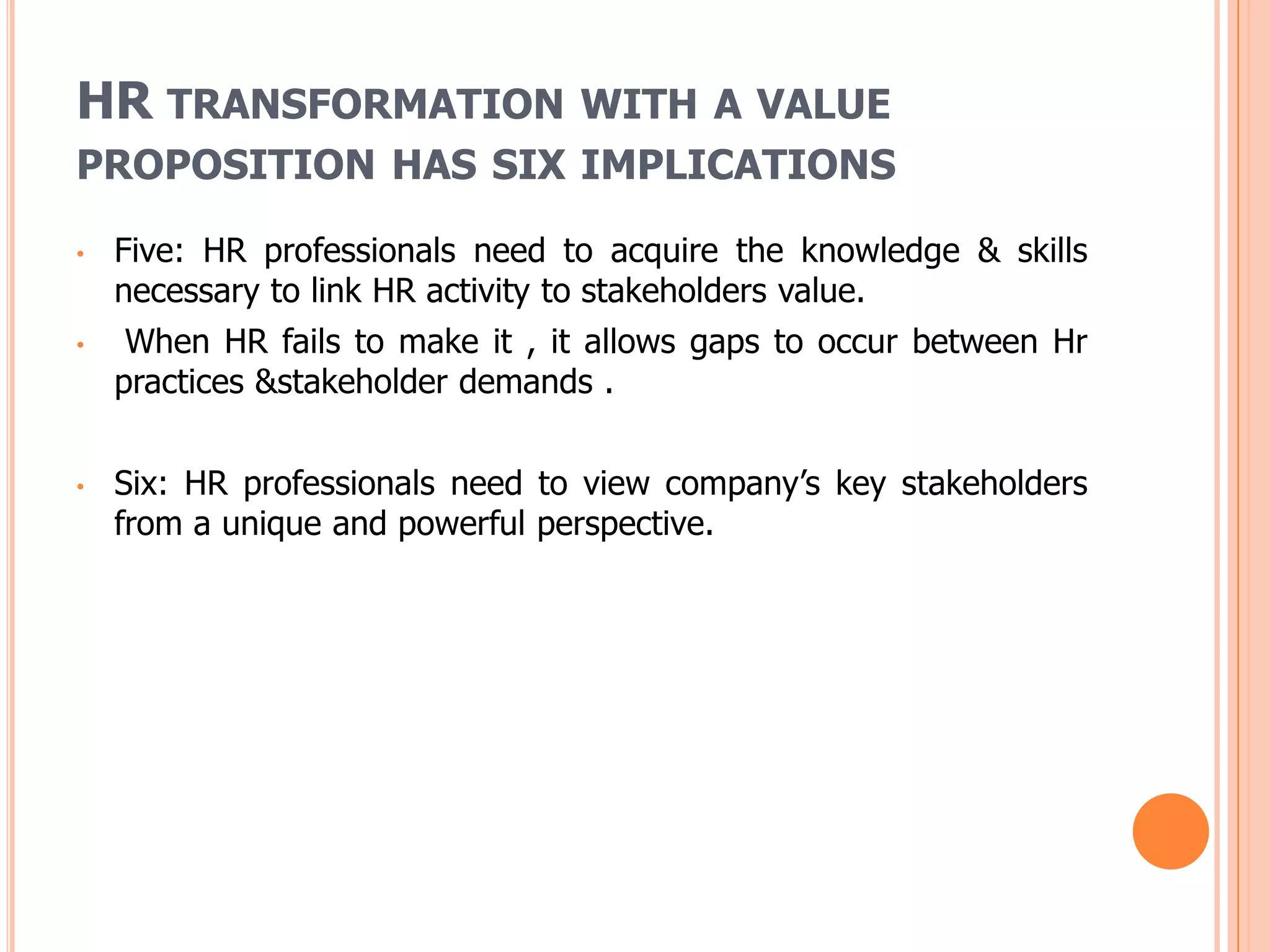 Hr value proposition | PPTX