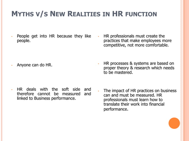 Hr value proposition | PPTX