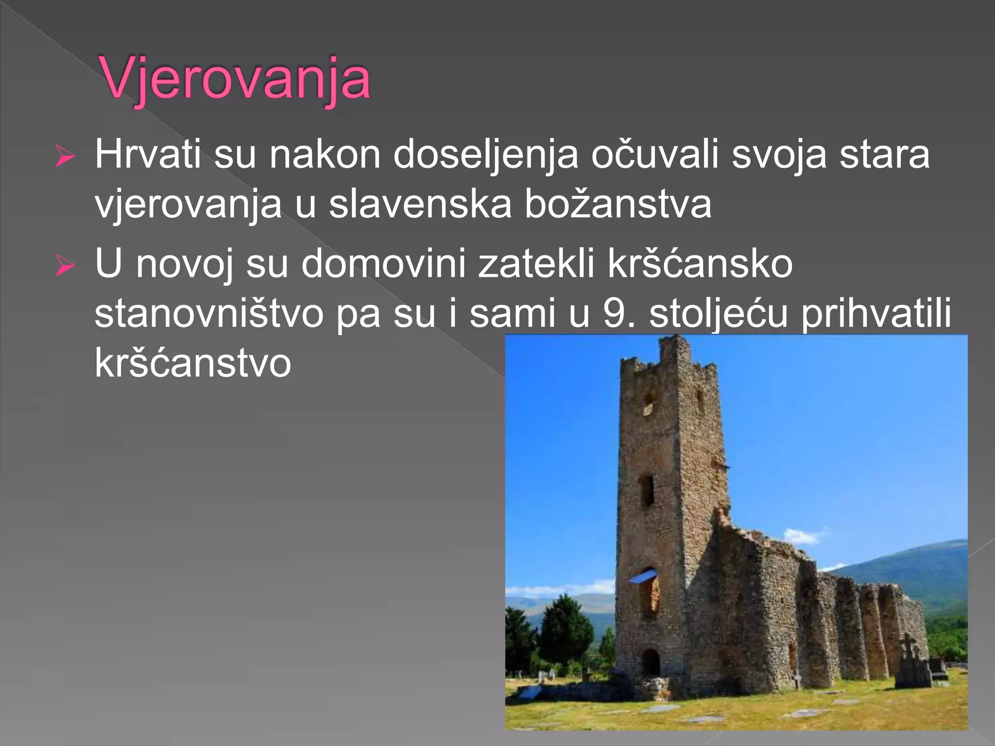 Hrvati u novoj domovini Klara Hrescic 4.c | PPTX